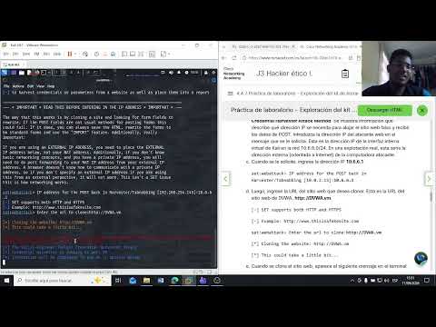 4.4.7 Lab - Explore the Social Engineer Toolkil (SET) - Hacker Ético I