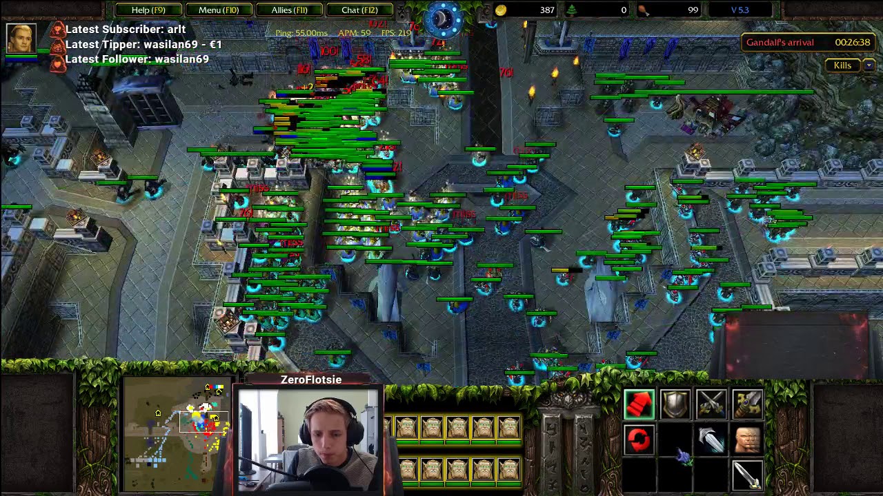 Helms Deep Defense - Warcraft 3 - YouTube