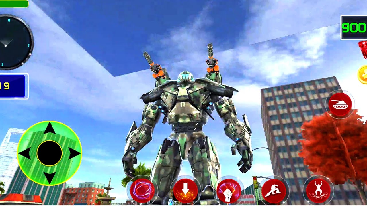 2021 TANK Robot car game | Robot Dinosaur transforming Games - Android ...