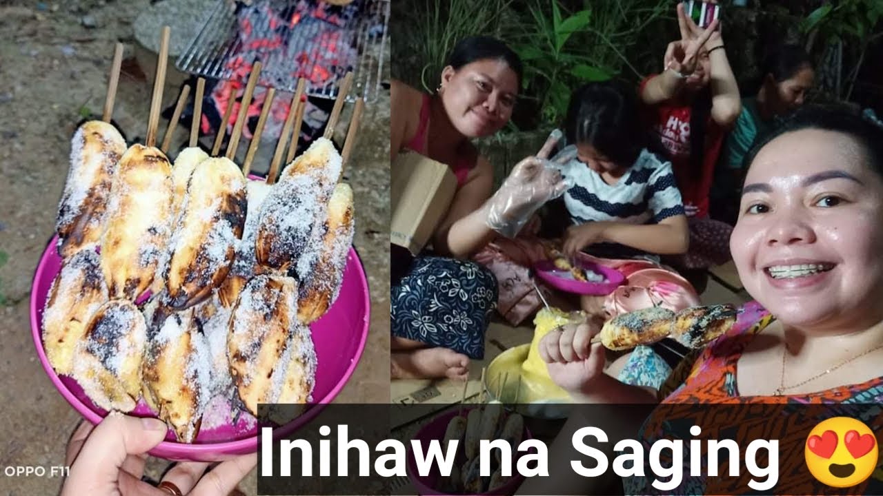 Inihaw na saging // bonding time with some of our applicants @ home ...