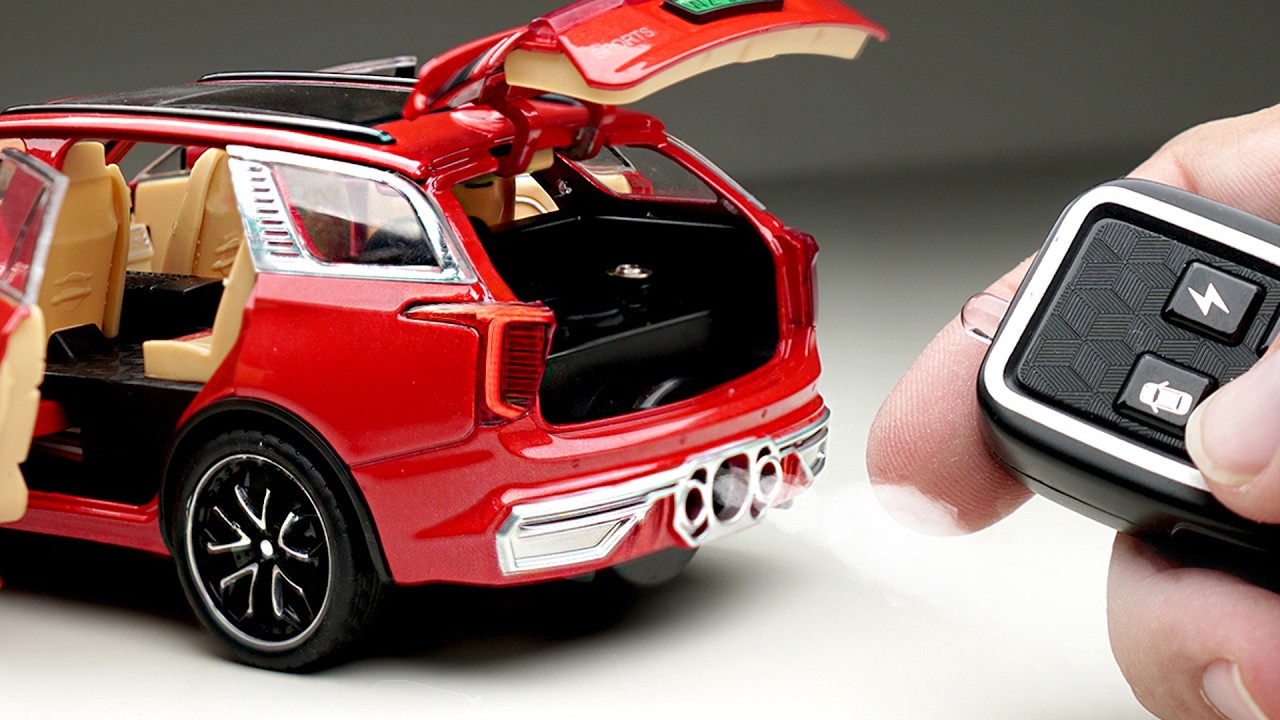 Unboxing of EV SUV Diecast Model Car with Remote to Open Doors 😱 - YouTube