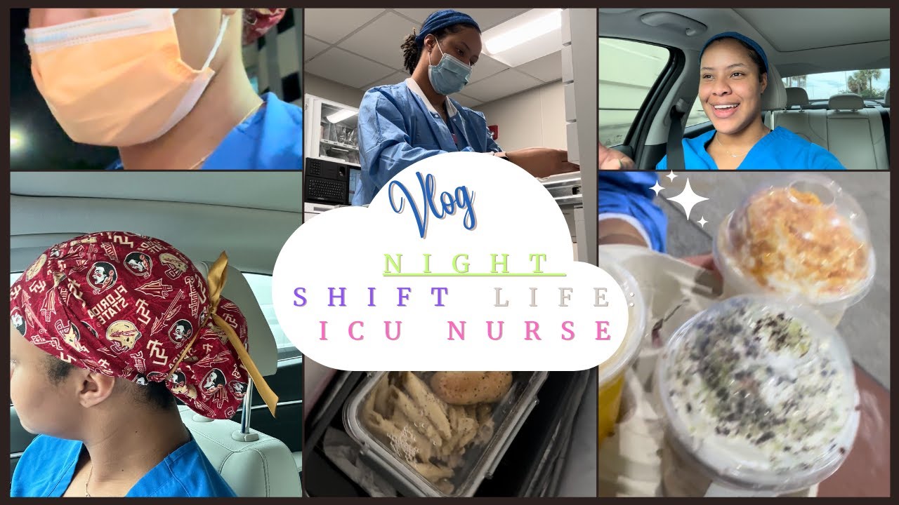 NIGHTS IN THE LIFE OF AN ICU NURSE | working A LOT | vlogging after a 6 ...