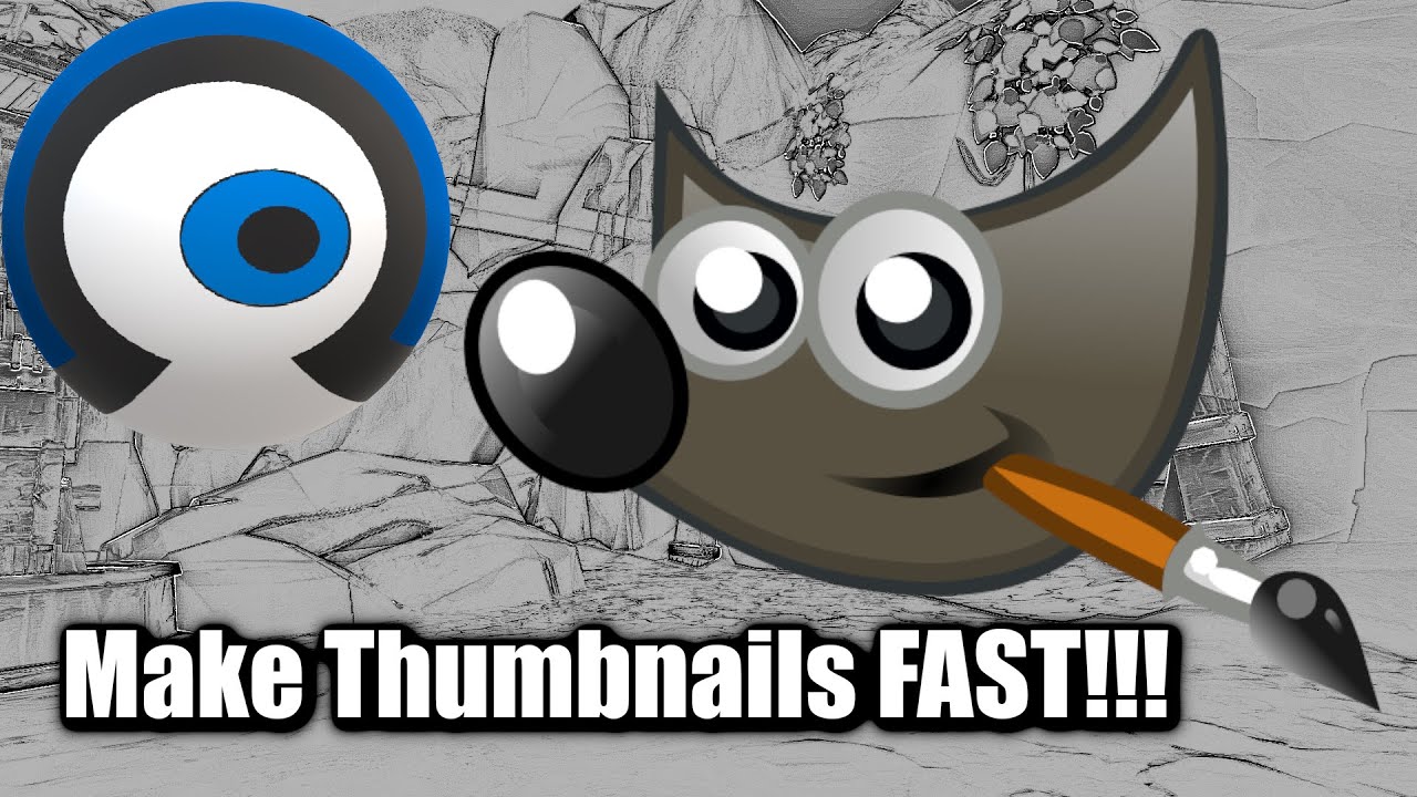 How to make Thumbnails in minutes using Gimp | Free Thumbnail making ...