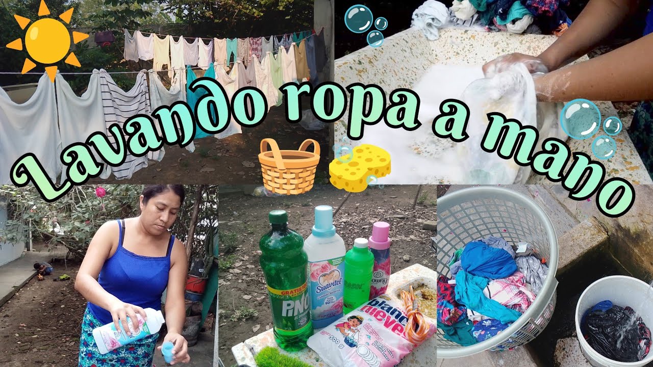 LAVANDO ROPA A MANO 🧽🫧 EN LAVADERO// satisfacción y motivacion 🧺👕🧦 ...