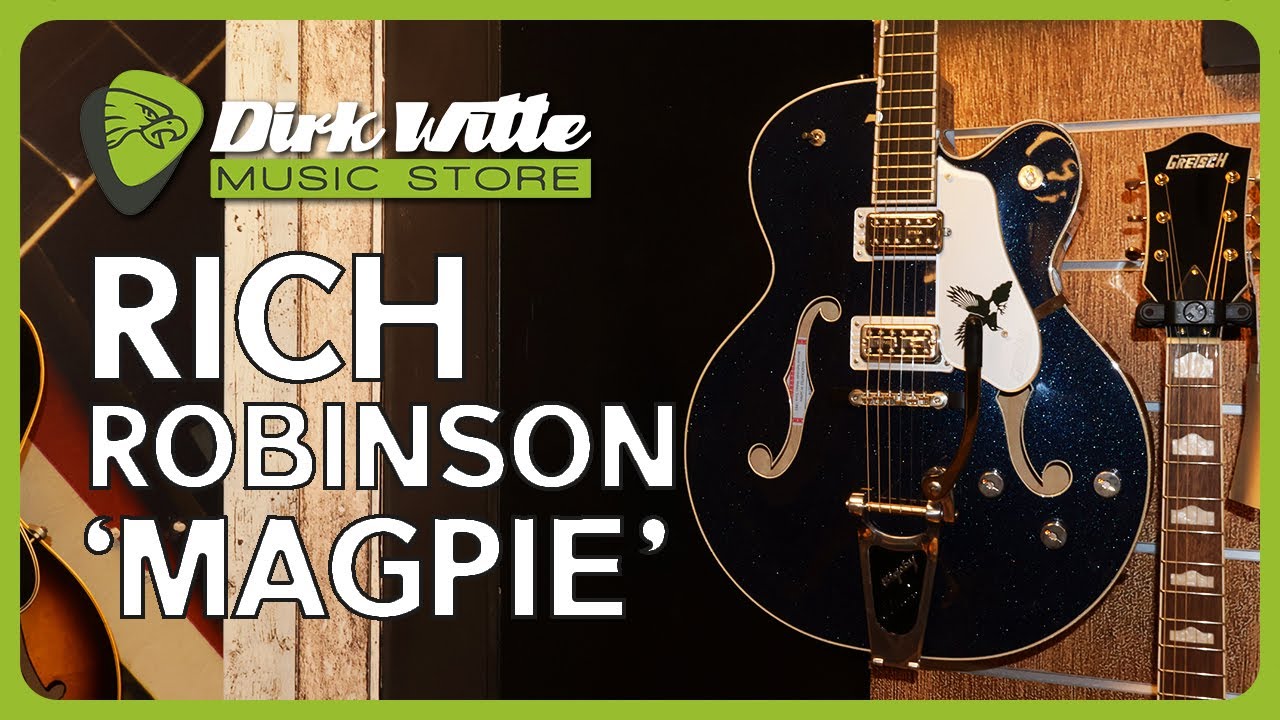 Dirk Witte | Gretsch G6136T-RR Rich Robinson 'Magpie' - YouTube