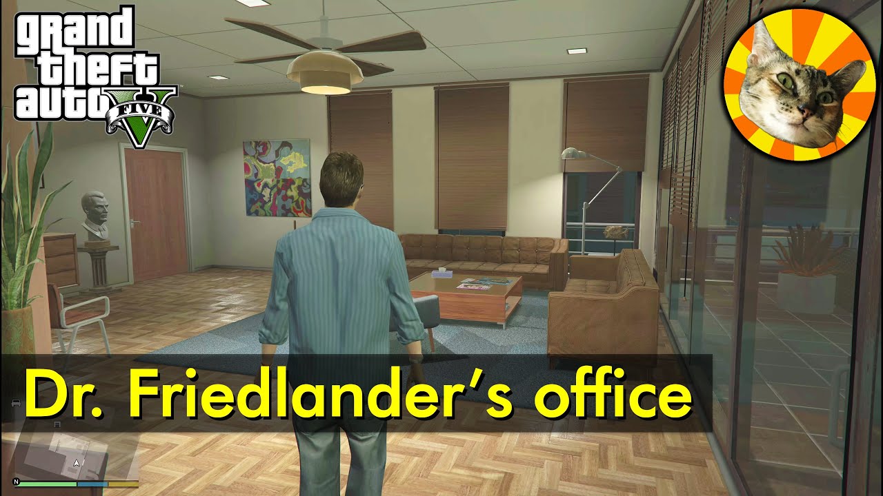 Dr. Friedlander's office (Michael's therapist) at night | GTA V | The ...