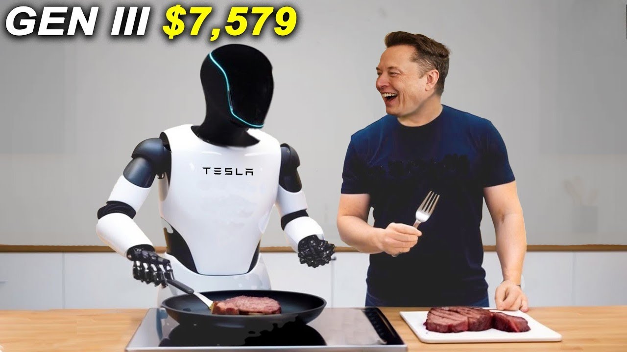 Elon Musk’s $7,579 Optimus Gen 3: Budget Home Maker Robot. 7 INSANE Features You Need To Know ...