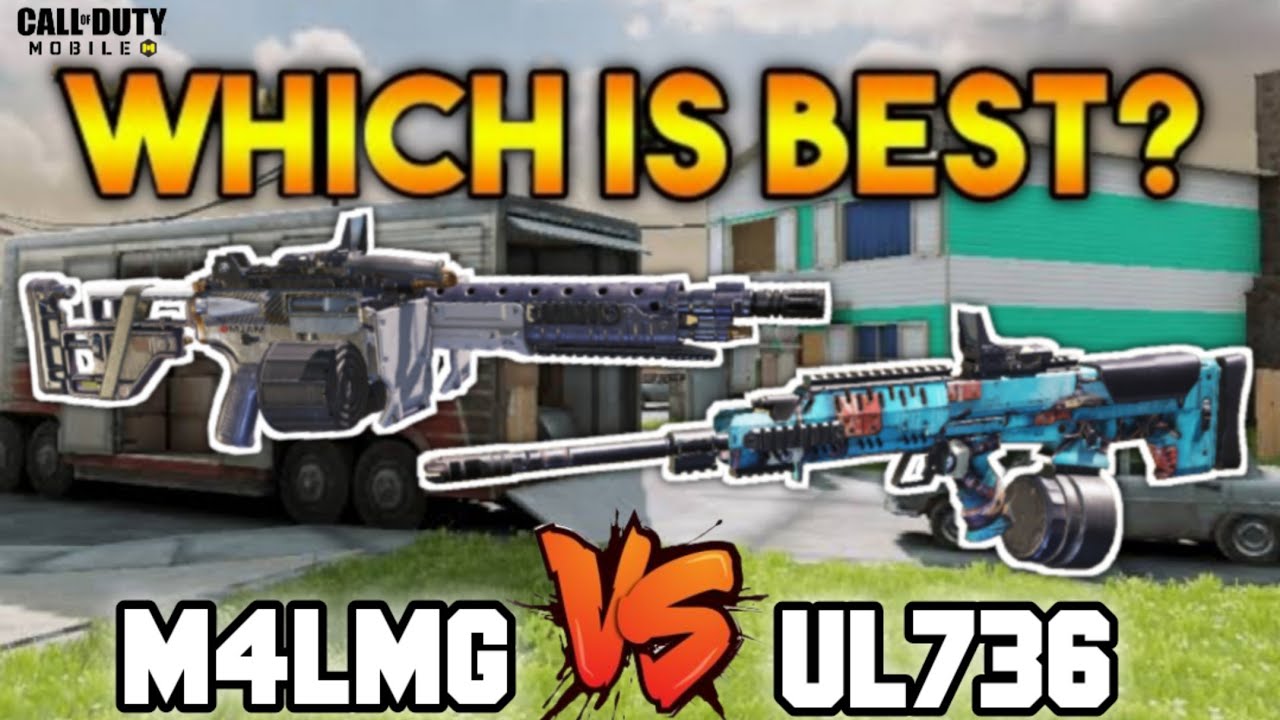 Call Of Duty Mobile : M4LMG vs UL736 (which is best gun?) LMG #4 - YouTube