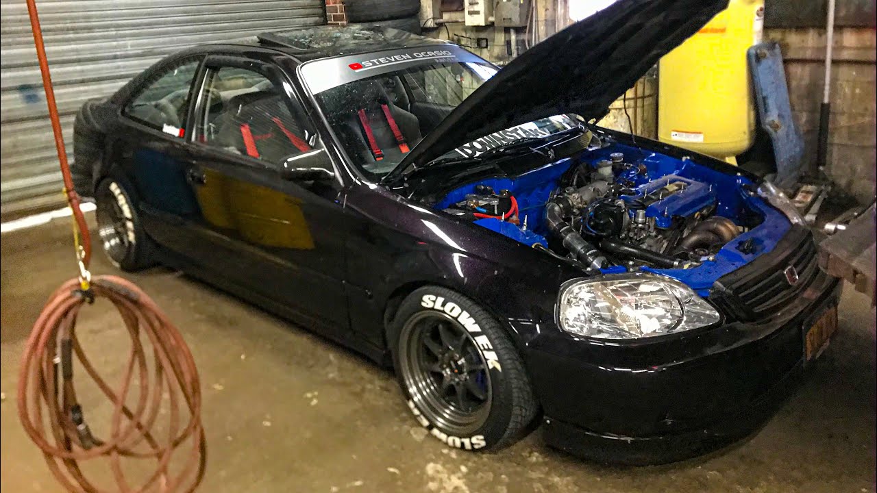 TIME TO WORK ON MY TURBO HONDA CIVIC, BOOST WEATHER IS HERE! - YouTube