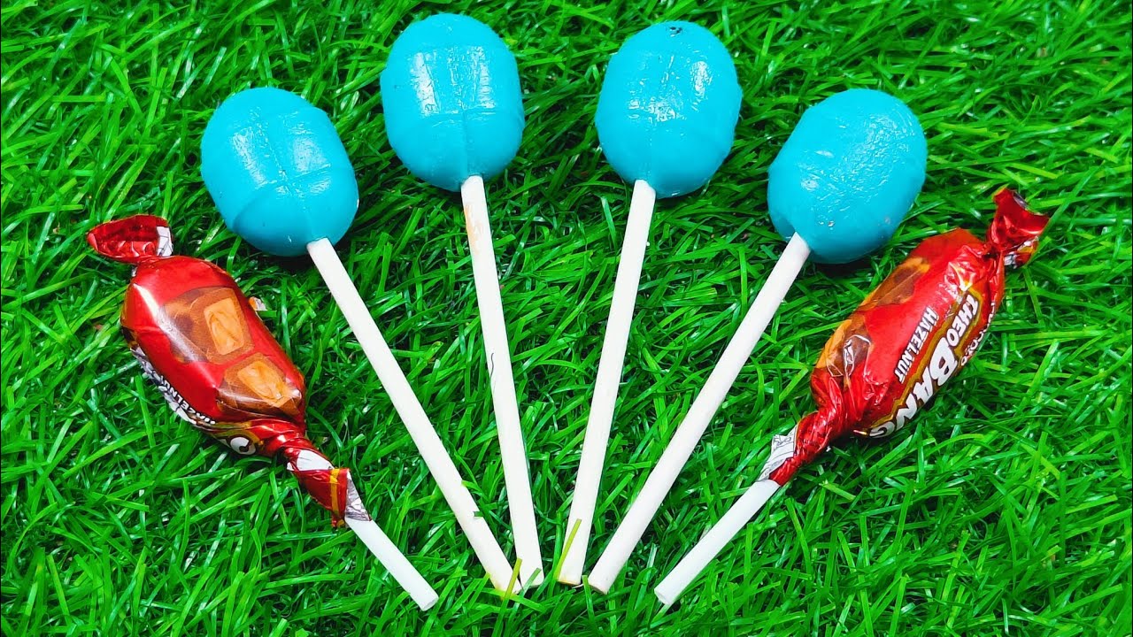 Rainbow Candy Lollipop Unpacking Video | 4 Piece Sayan Colour Lollipop ...