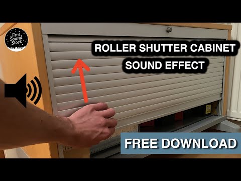 Roller Shutter Cabinet Opening/Closing Sound Effect - YouTube