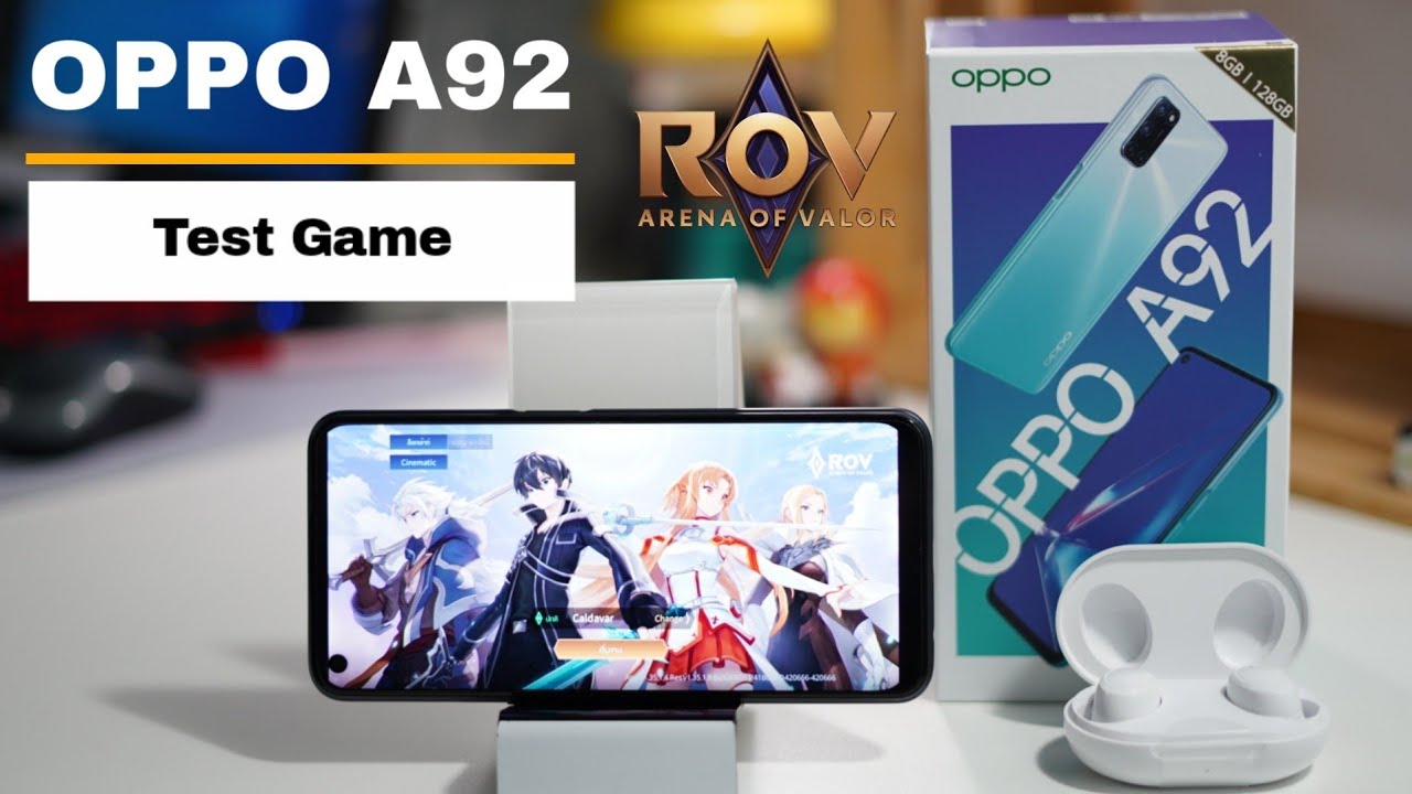 OPPO A92 Test Game ROVปรัสุด! ลื่มั้ย? - YouTube