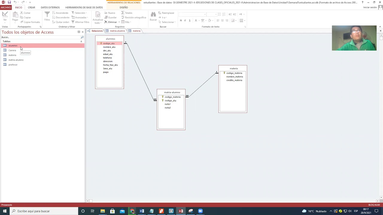 Integridad de Dominio de una base de datos por Access 2016 - YouTube