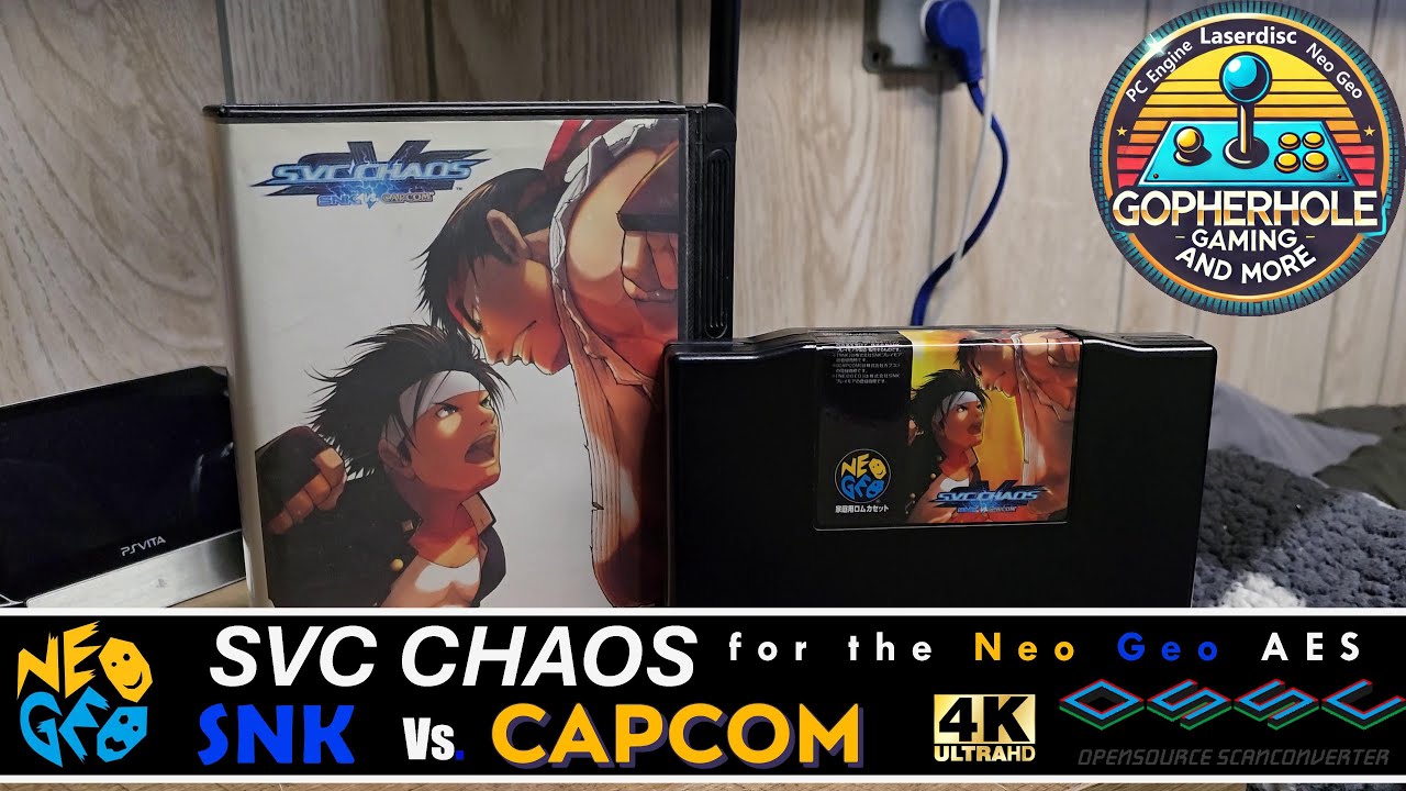 SNK Vs. Capcom SVC Chaos for the Neo Geo AES Upscaled to 2160p - YouTube