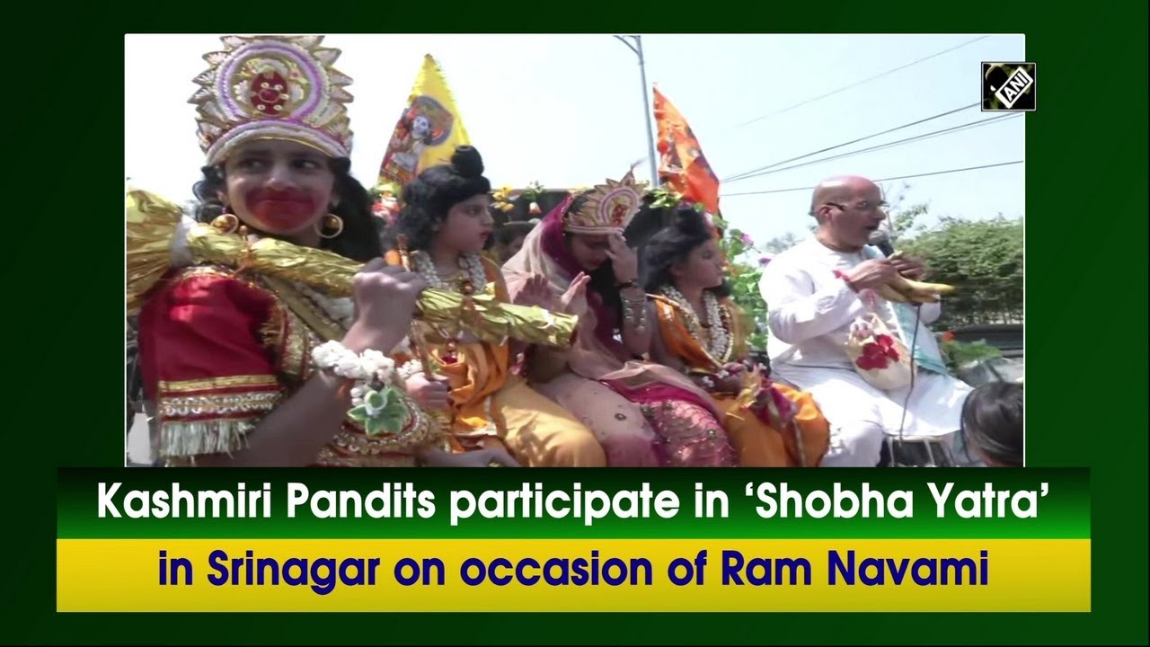 Kashmiri Pandits participate in ‘Shobha Yatra’ in Srinagar on occasion ...