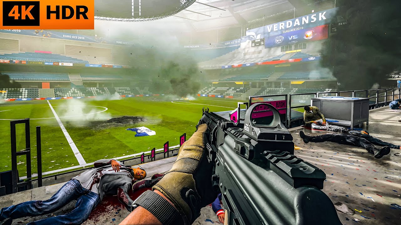 STADIUM ATTACK (PC) Immersive ULTRA Graphics Gameplay [4K60FPS] Call of ...