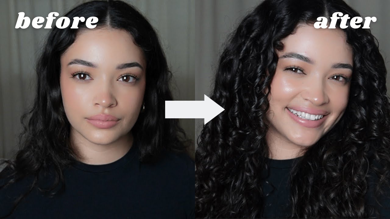 CURLY HAIR ROUTINE | HOW I REVIVE MY DAY 3 CURLS #curlyhair # ...
