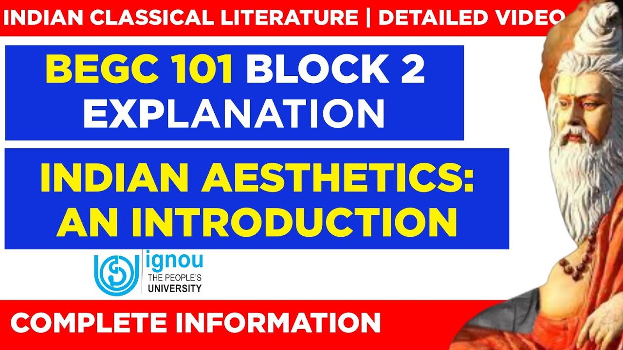 BEGC 101 Block 2 Explanation | Vyas: Mahabharata | BAEGH IGNOU Course ...