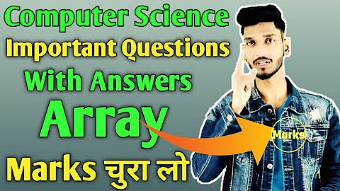 Class 12th Computer Science Important Questions with Answers - YouTube