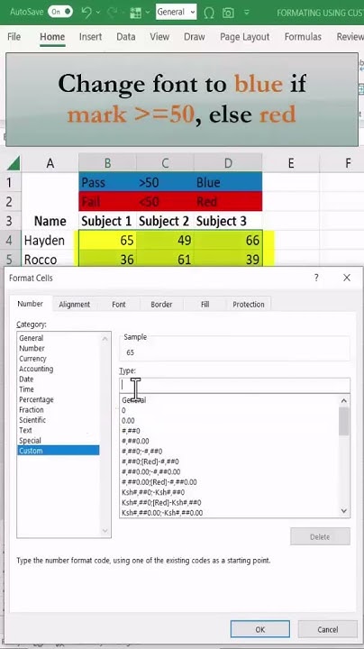 How to Format Cells with Custom Rules in Excel - YouTube