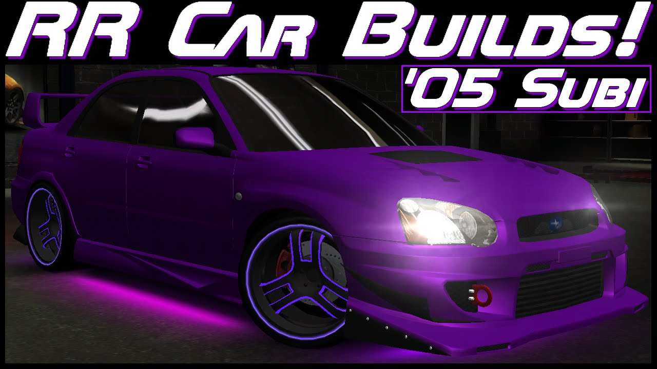 CUSTOM '05 SUBI BUILD!! | Racing Rivals Car Builds - YouTube