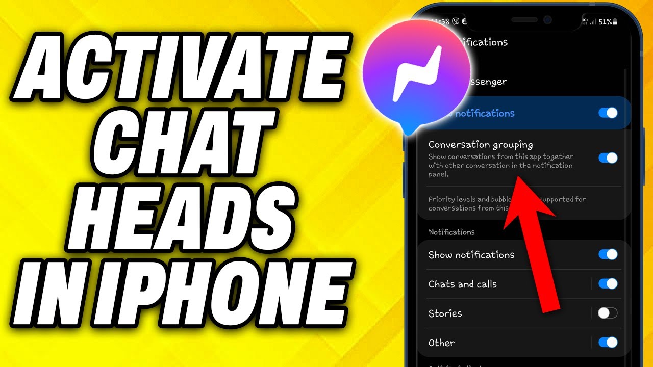 How To Activate Chat Heads In Messenger iPhone 2025 - YouTube