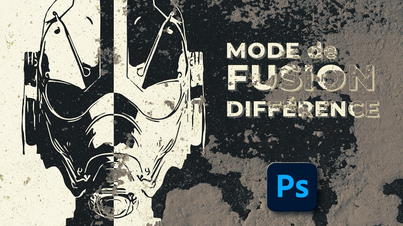 Le mode de fusion différence dans Photoshop [Tuto Photoshop] - YouTube