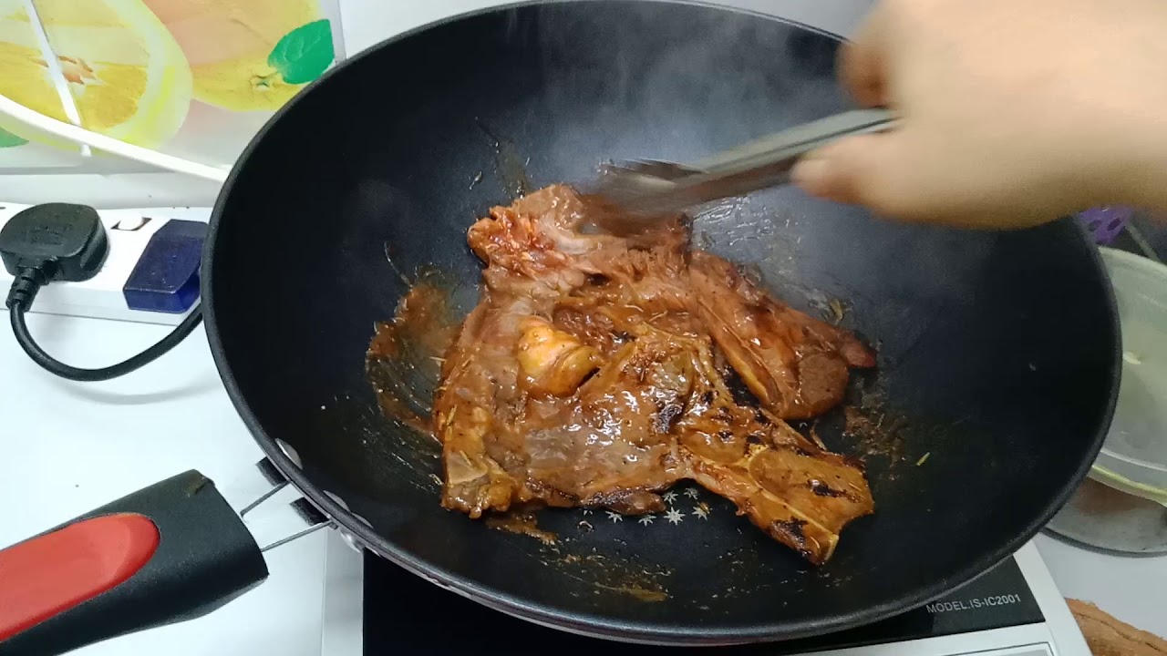 Cara masak kambing perap - YouTube