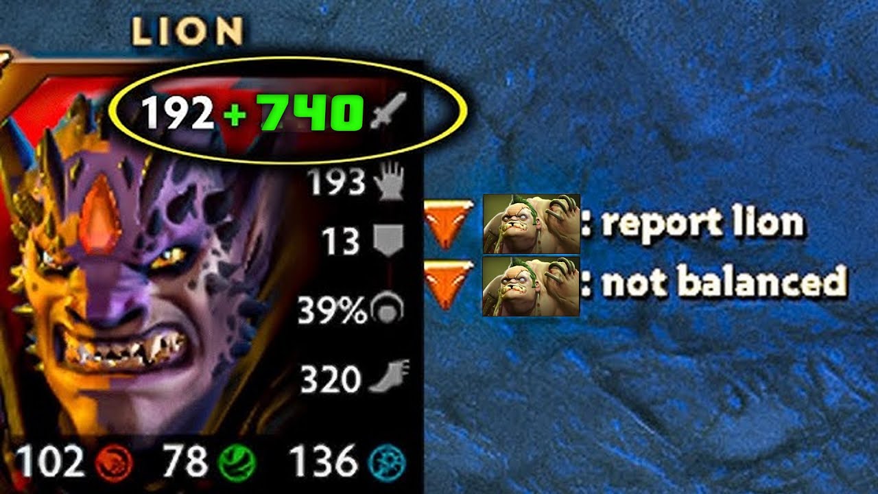 Right-Click Lion Dota 2 - Real immortal build must watch Dota 2 Pro - YouTube
