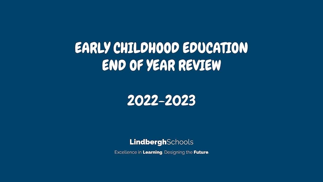 2022-23 Principal Recap: Early Childhood Education - YouTube