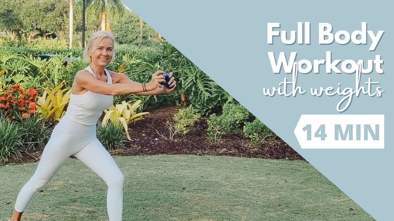 14 Min Full Body Workout I With Light Weights - YouTube