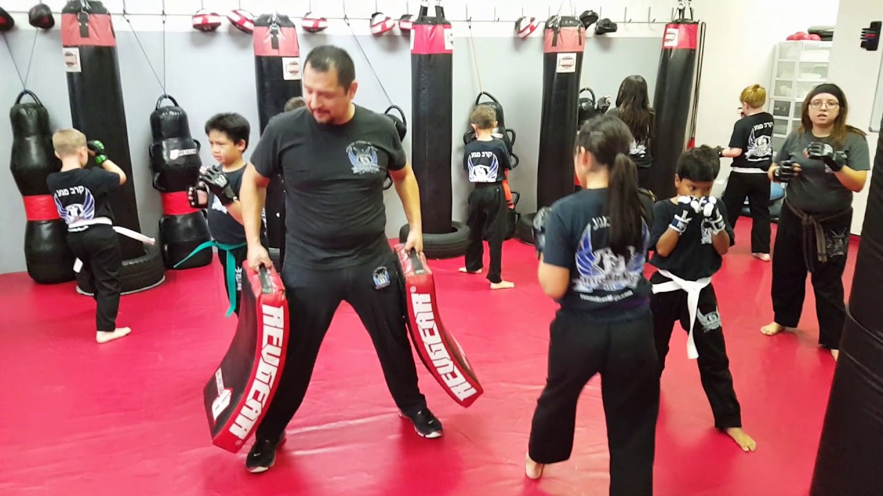 Kids Krav Maga Practicing Combatives at Texas Krav Maga Katy - YouTube