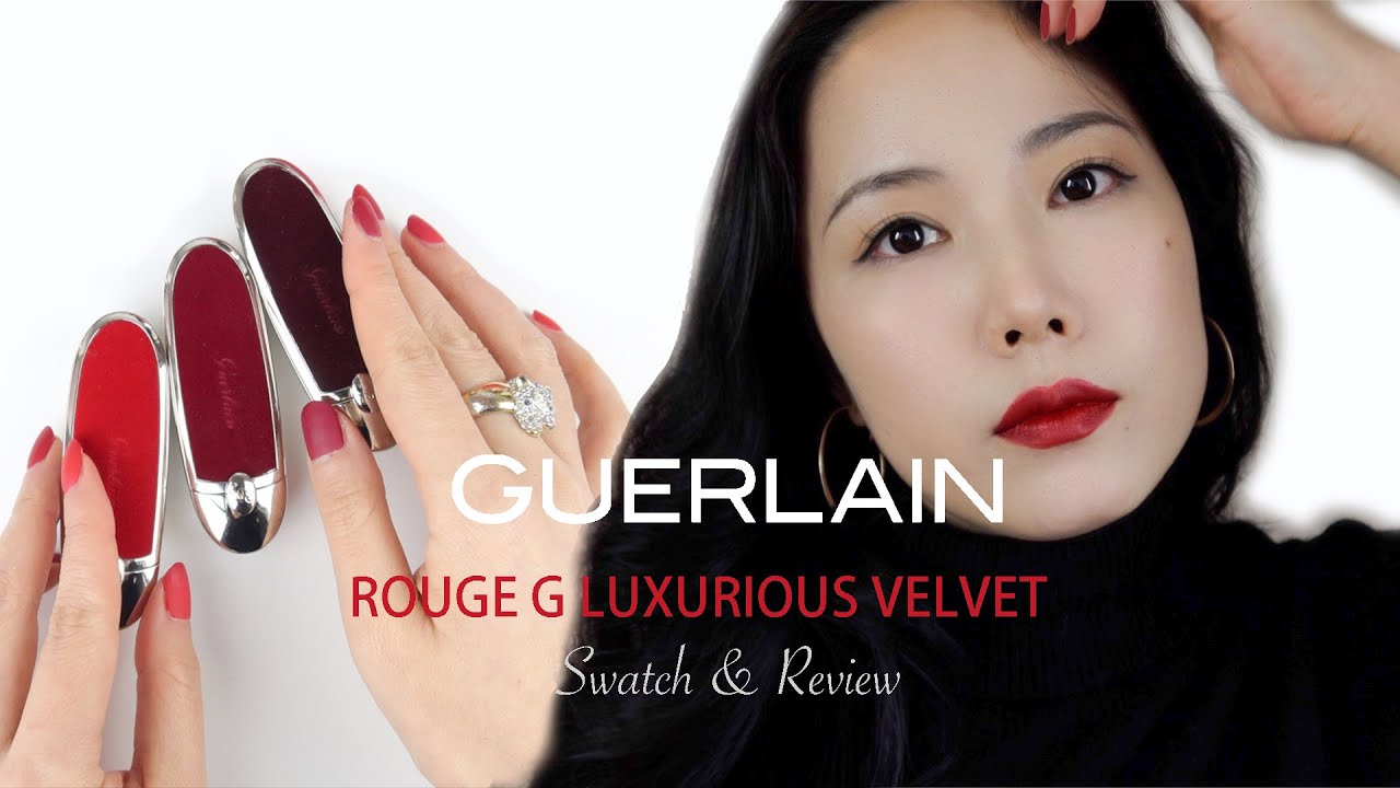 Guerlain Rouge G Luxurious Velvet Lipsticks Swatch&Review|1830/1870 ...