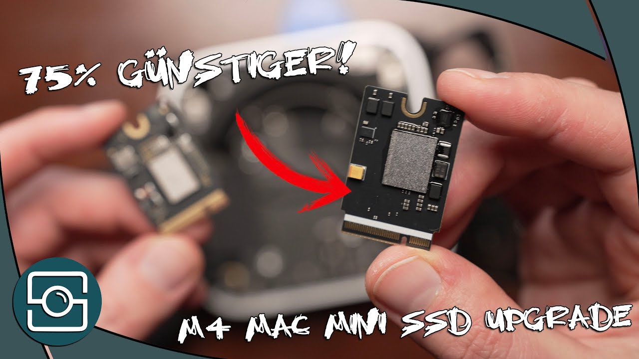 DIY SSD Upgrade beim M4 Mac Mini 2024 - How To - YouTube