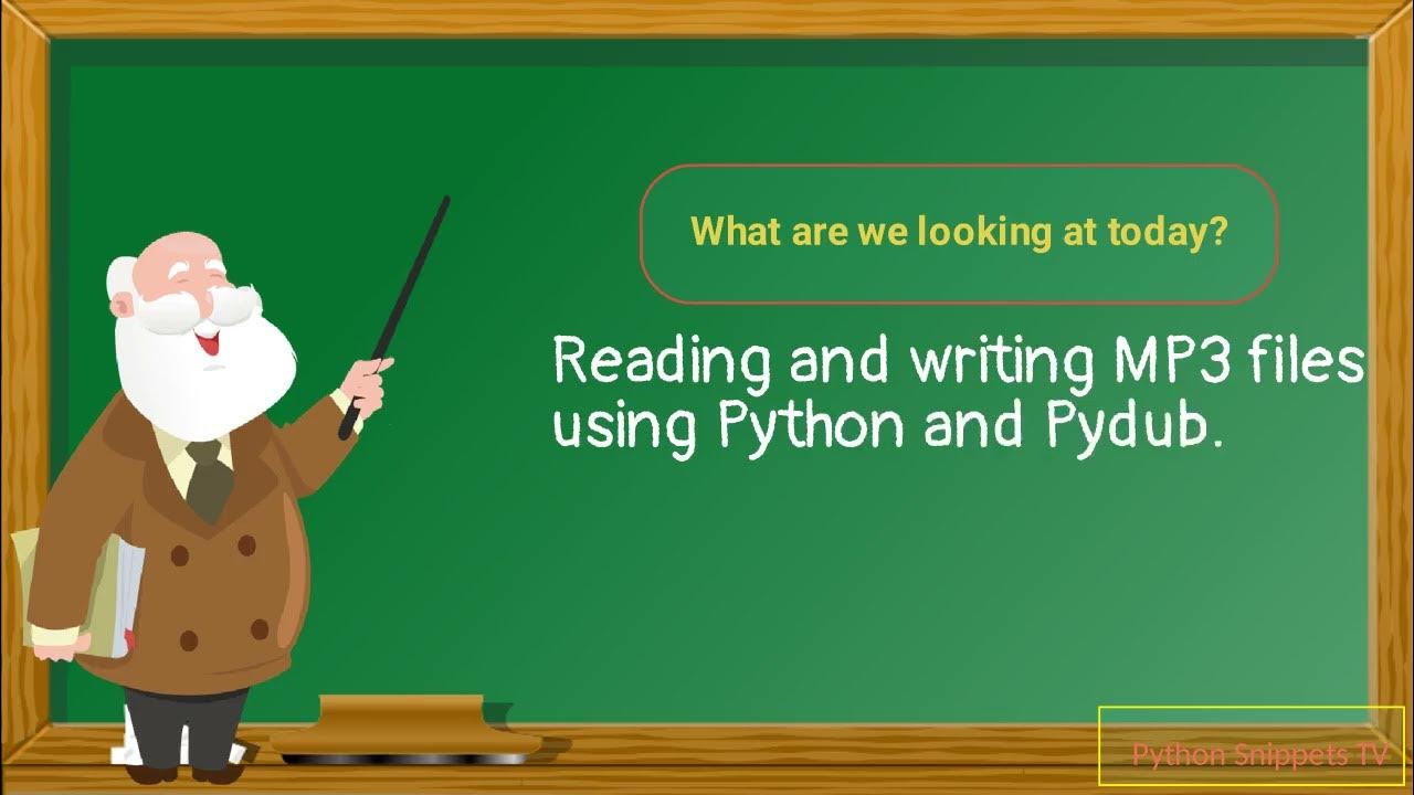 Python - How to Read From and Write to MP3 using Numpy Array - YouTube