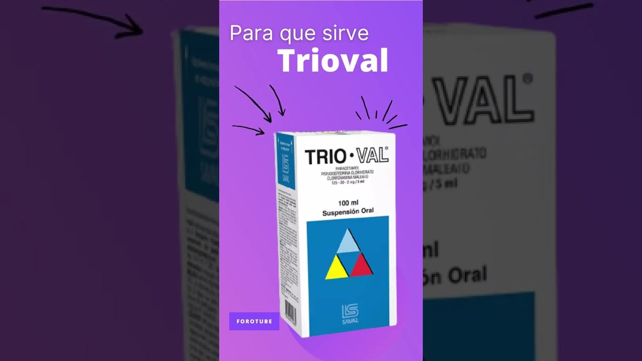 Trioval para que sirve 💊 - ForoTube - YouTube