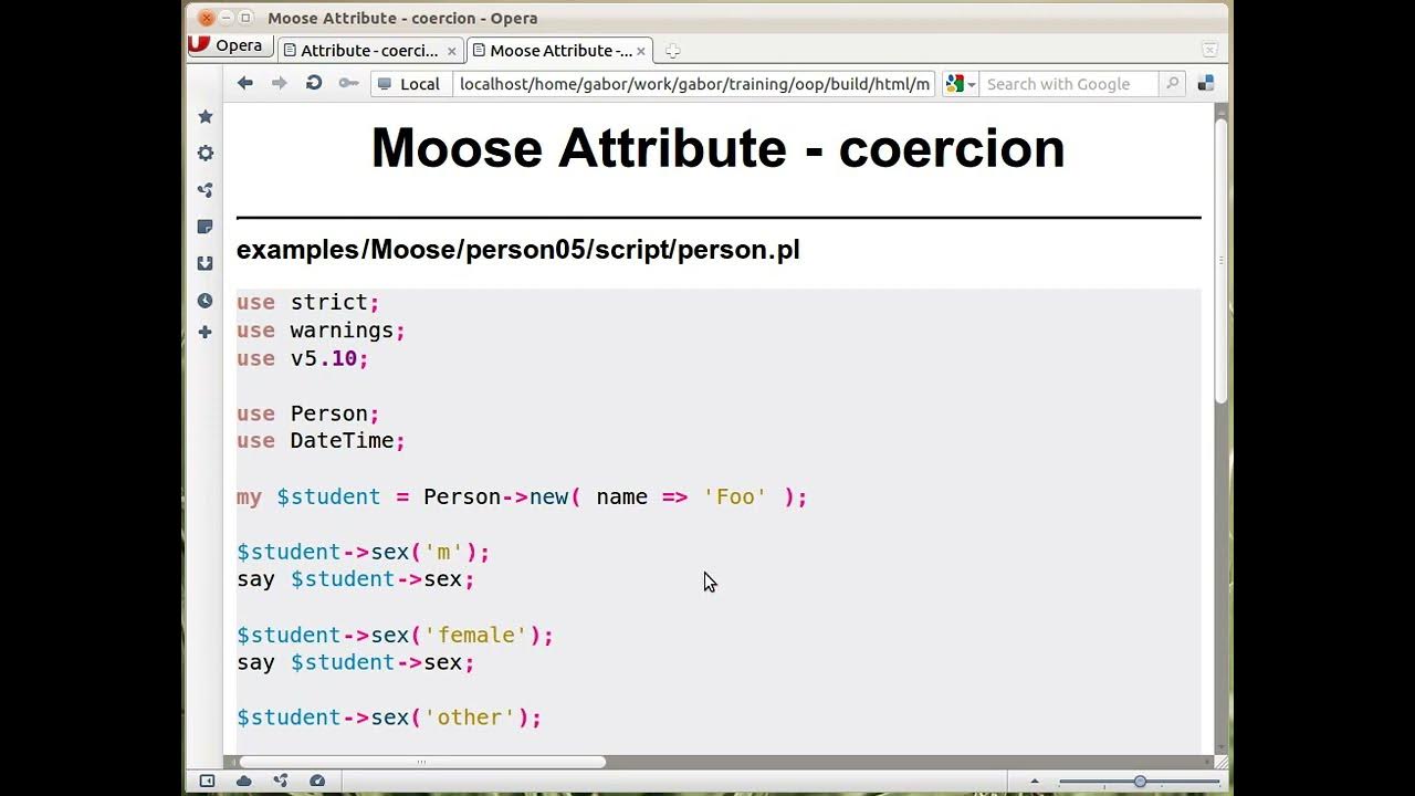 Perl OOP with Moose: Home made coercion - YouTube