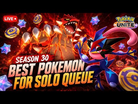 Top 10 Best Solo Queue Pokémon for Rank Season 30 | Pókemon unite - YouTube