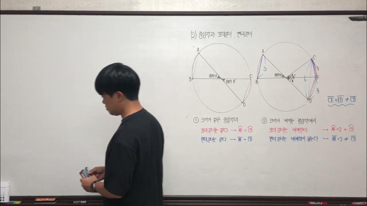 중등수학 1-2 : 원과 부채꼴 - YouTube