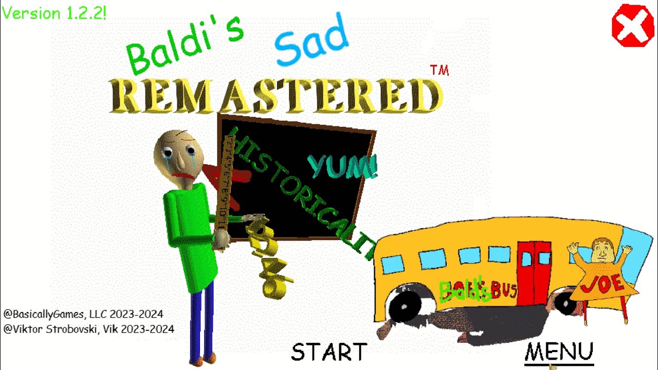 Baldi's Sad Remastered Baldi's Basics Mod - YouTube