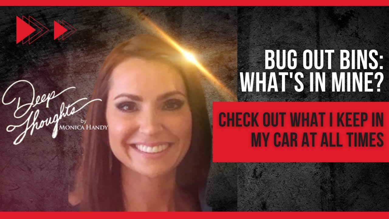 Bug Out Bins: What's in mine? Check out what I keep in my car at all ...