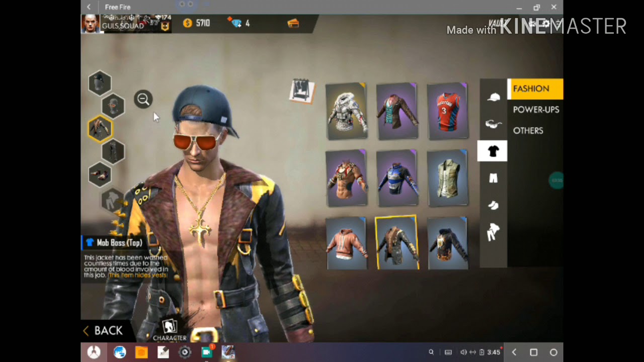free fire best costumes top gamer ff - YouTube