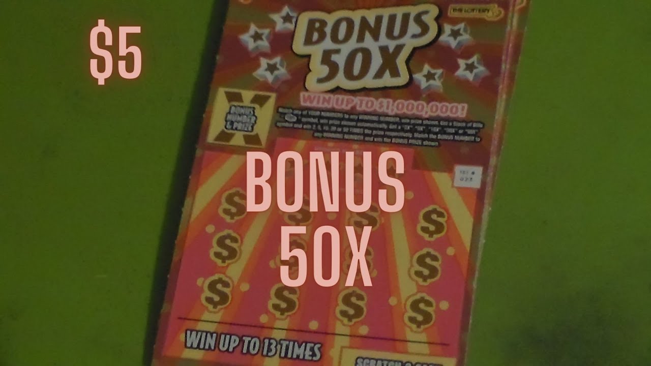 Bonus 50X $5 Scratch Off Ticket 07/12/2024 - YouTube