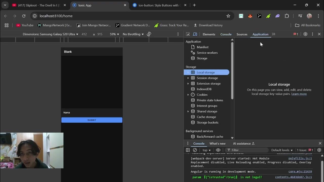 Cara Menambahkan dan Menggunakan Fitur Utama Pada Ionic - YouTube