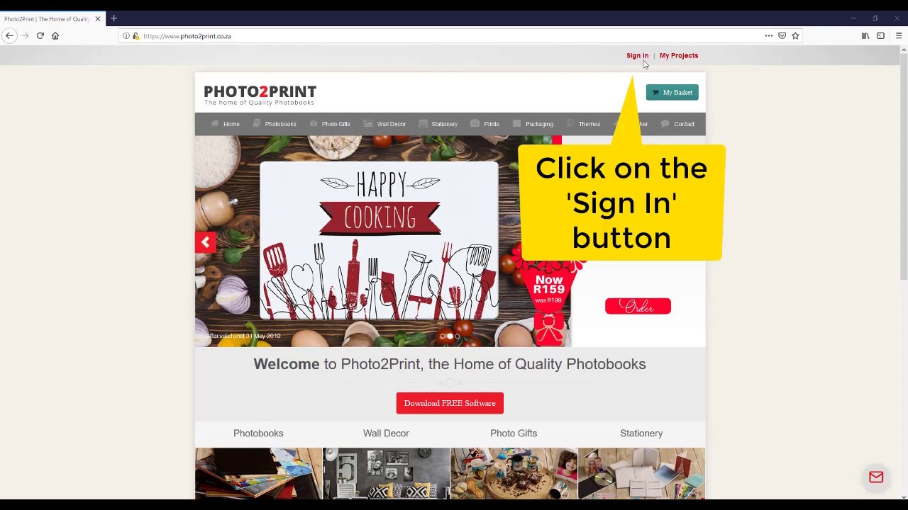 How to Register a new Photo2Print account - YouTube