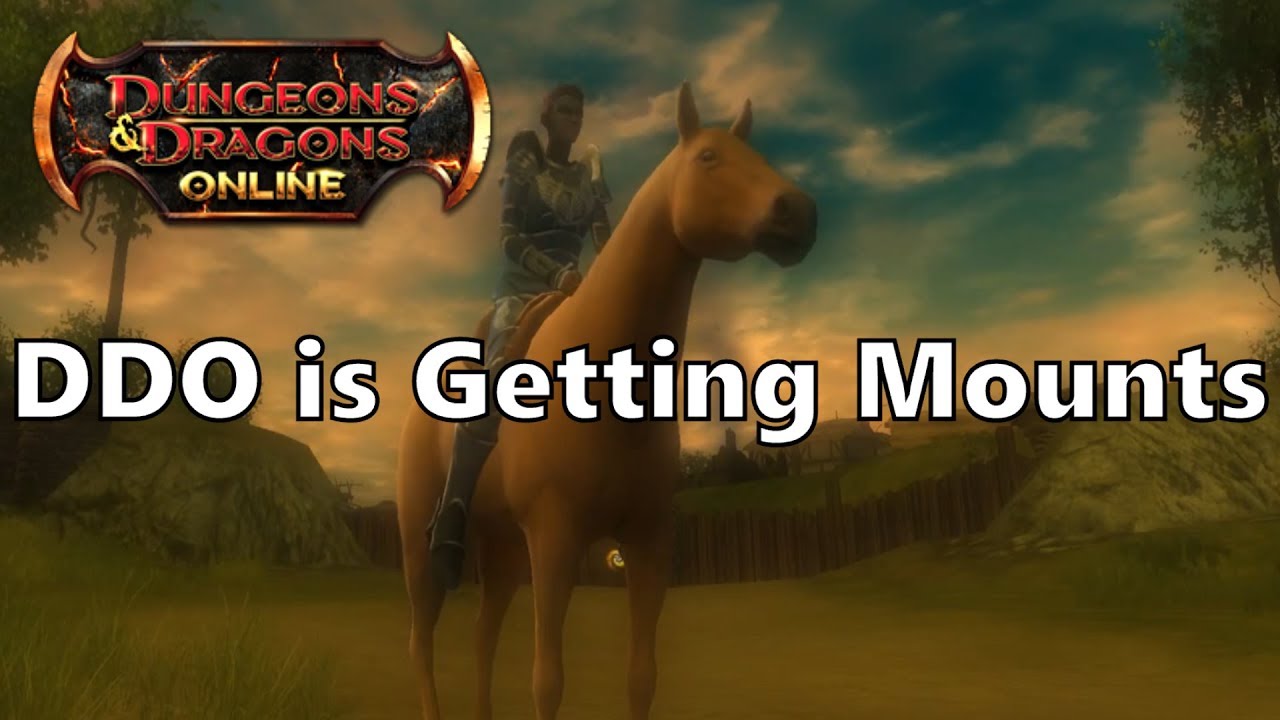 DDO is Getting Mounts - YouTube