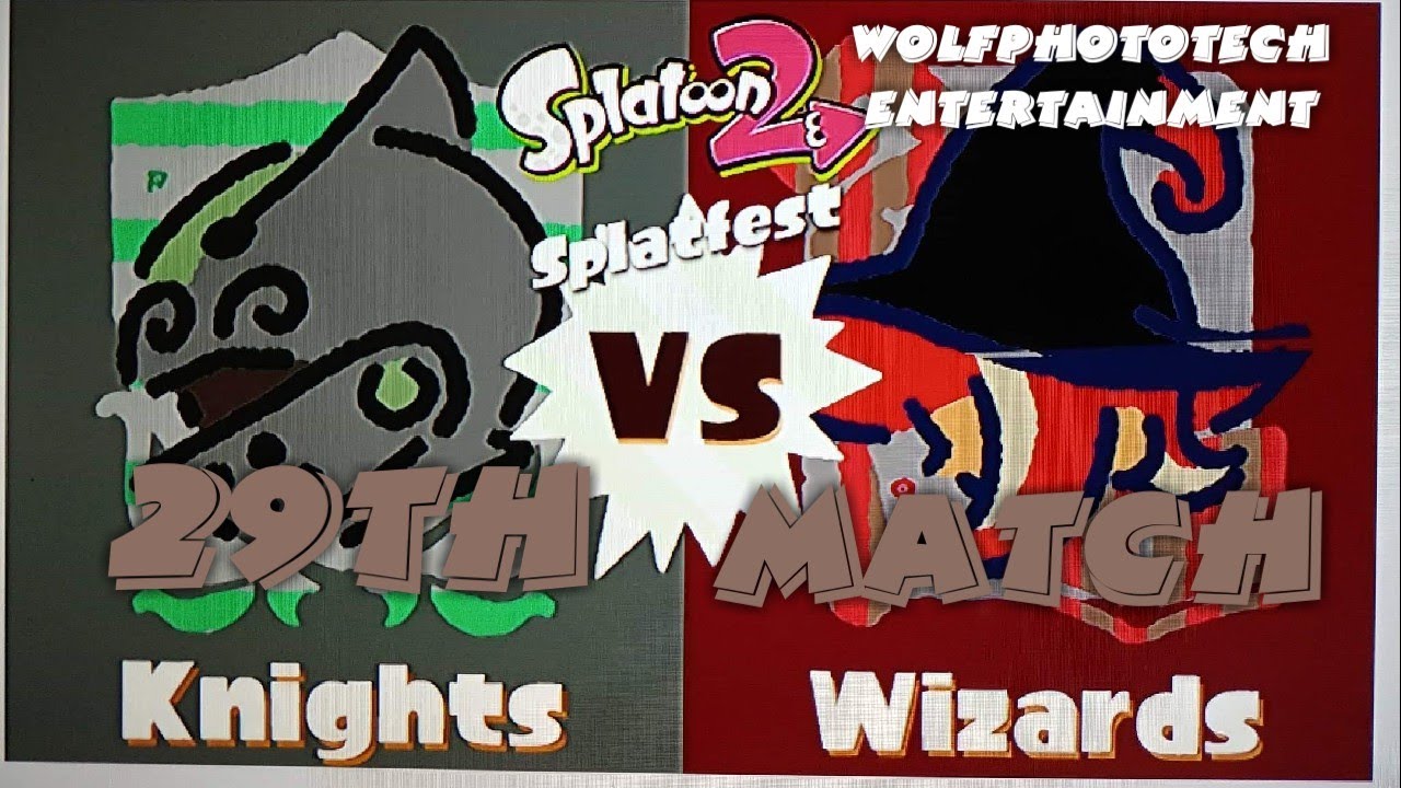 New) My 29th match of the Knight's versus Wizards Splatfest for ...