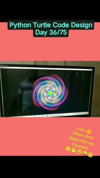 Python Turtle Code Design 36/75Like 👍Share And Subscribe my Channel 🙂😁😉😜☺️ - YouTube