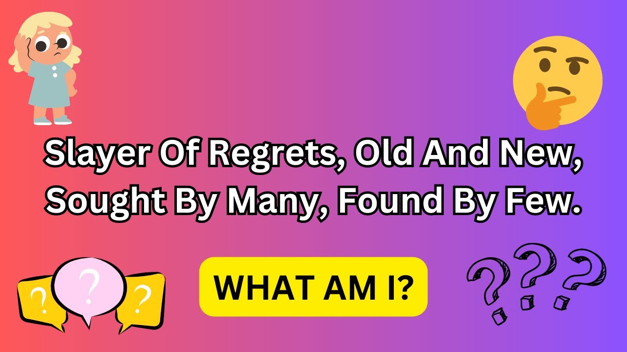 Mind-Bending Riddles for Sharp Thinkers | Riddle Rapids - YouTube