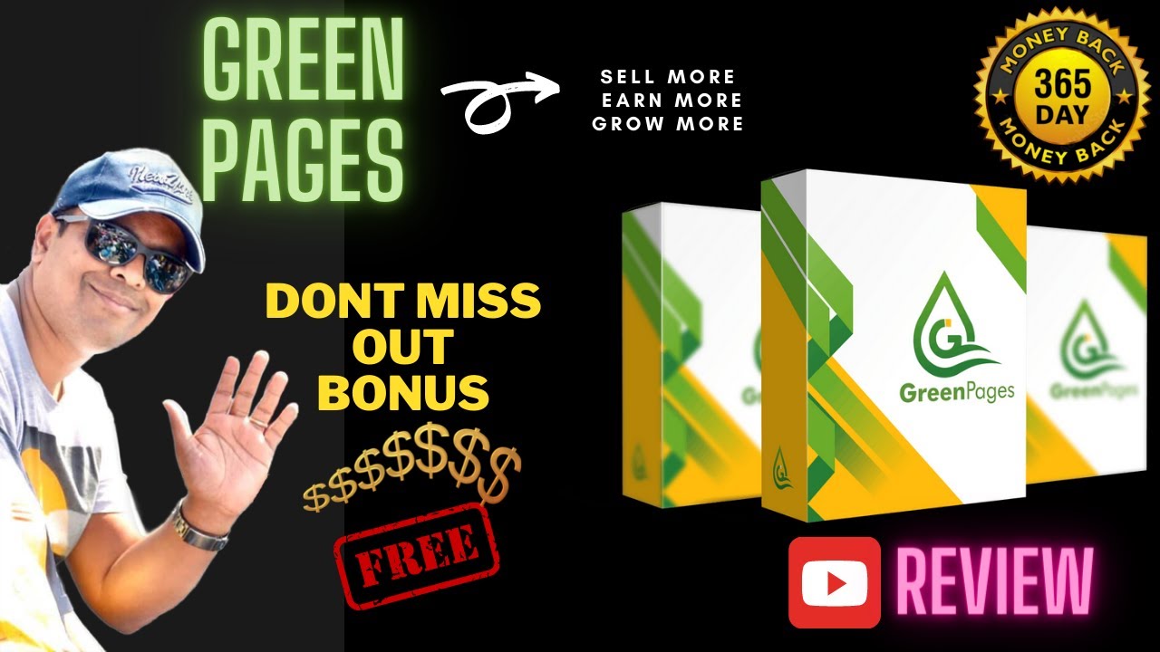 Green pages Review ↔️FREE Bonuses💰📦Sell More🪙Earn More🪙Grow More👍 - YouTube